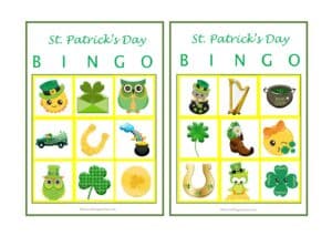 St. Patrick’s Day Bingo for Preschoolers - The Crafting Teacher