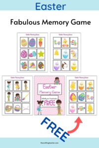 Easter Memory Game for Preschoolers - The Crafting Teacher
