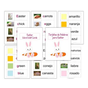 Easter Word Wall Cards for Preschoolers - The Crafting Teacher