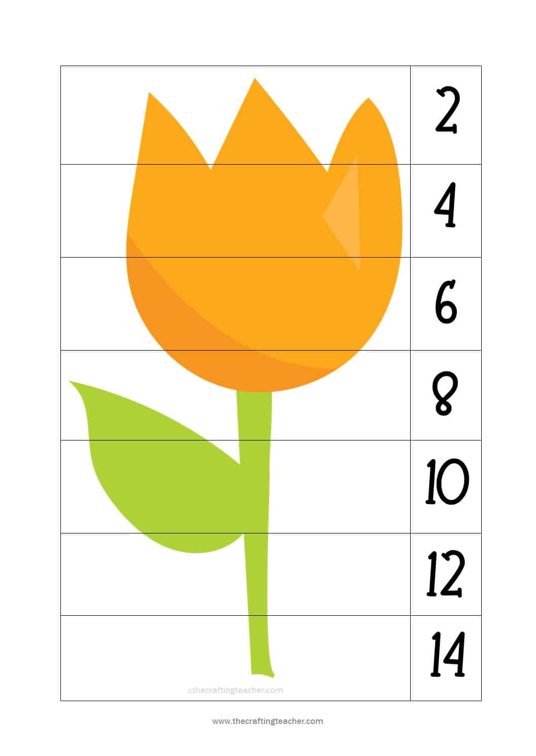 Easter Math Puzzles for Preschoolers