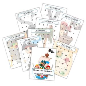 Pirates Find the Letter for Preschoolers