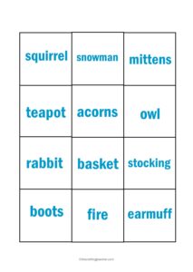 Winter Beginning Sounds Mats for Preschoolers - The Crafting Teacher