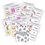 Cinco de Mayo Word Wall Cards for Preschoolers - The Crafting Teacher