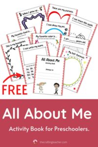 All About Me Activity Book for Preschoolers