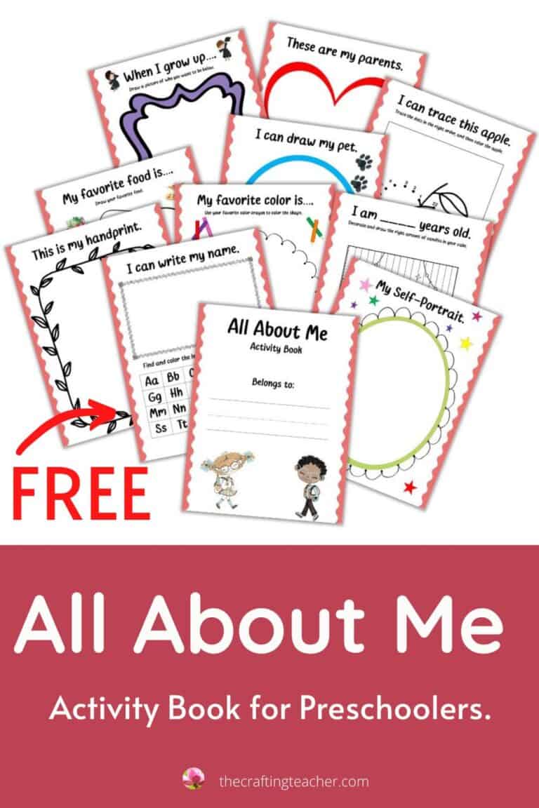 All About Me Activity Book for Preschoolers