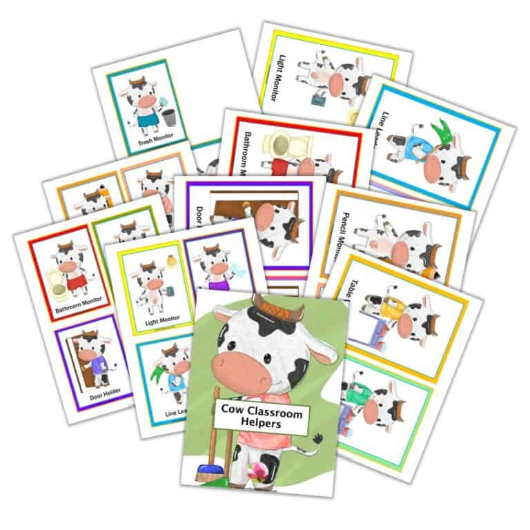 Cow Classroom Helpers