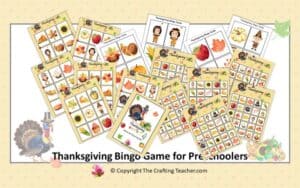 Thanksgiving Line Tracing for Preschoolers - The Crafting Teacher