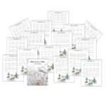 Winter Letters Tracing for Preschoolers