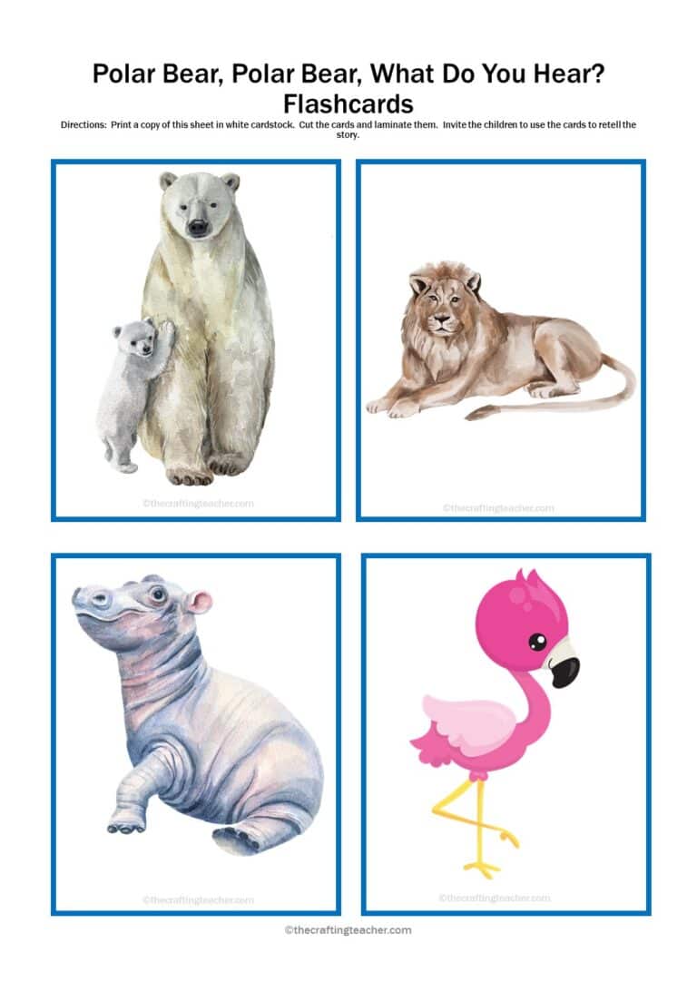 Polar Bear, Polar Bear, What Do You Hear? Story-related Literacy Pack ...