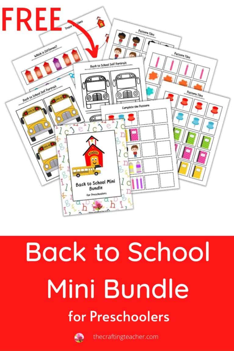Back to School Mini Bundle For Preschoolers