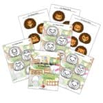 Lion Shapes Match for Preschoolers - The Crafting Teacher