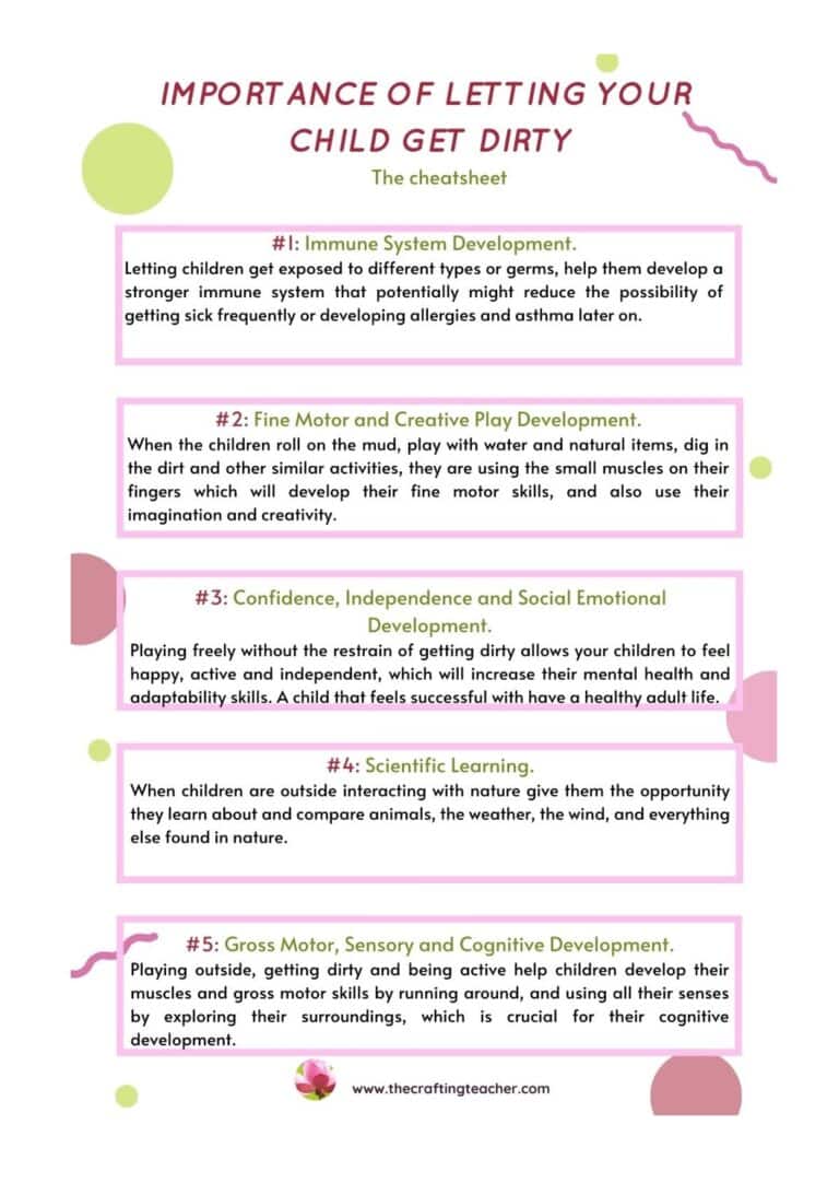 Importance of Letting Your Child Get Dirty
