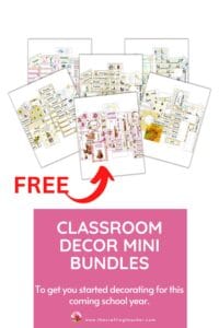 Classroom Décor Mini Bundles
