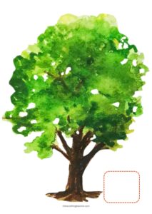 Apple Tree Counting Mats for Preschoolers