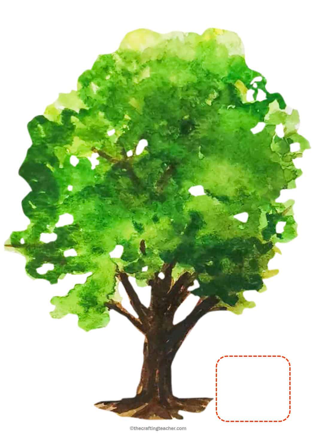 Apple Tree Counting Mats for Preschoolers