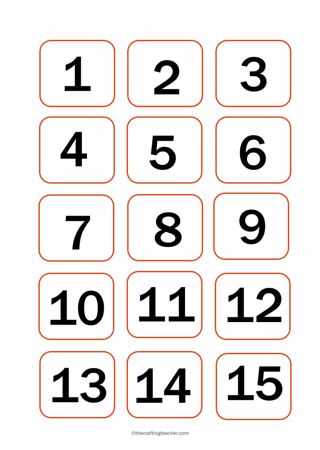 Apple Tree Counting Mats for Preschoolers