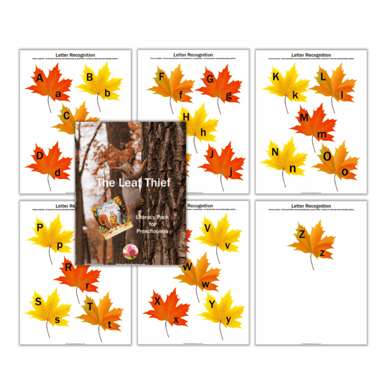 The Leaf Thief Story-related Literacy Pack for Preschoolers
