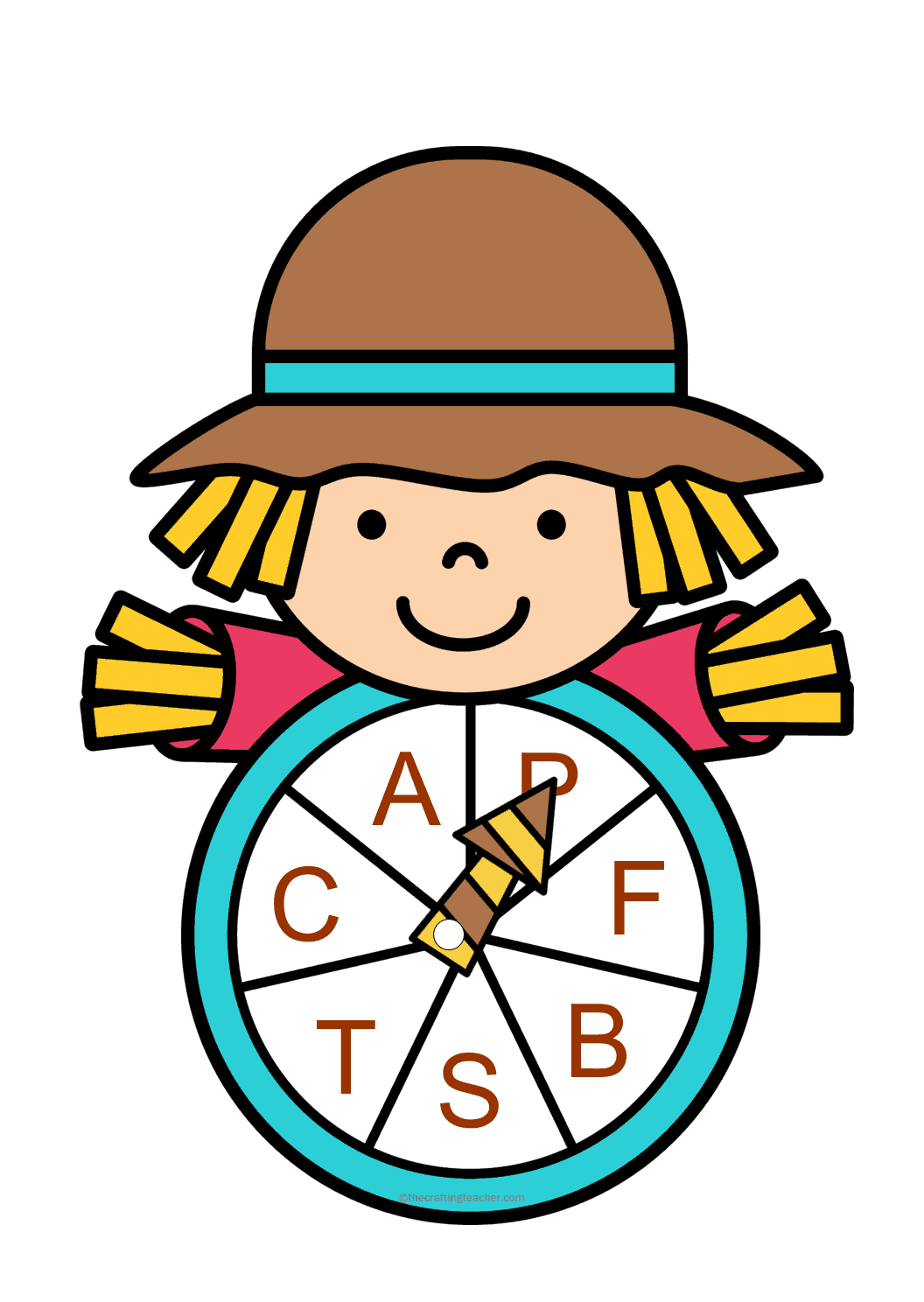 Scarecrow Beginning Sounds Game for Preschoolers