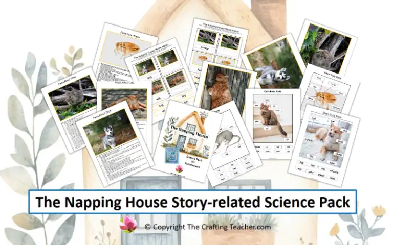 The Napping House Story-related Science Pack for Preschoolers